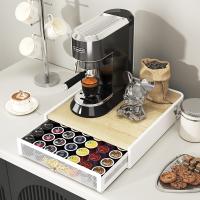 China NEW 24 Dolce Gusto Iron Basket Metal Storage Box Rack of Coff Machine Stand Pod Coffee Capsules Storage Bucket Cabinets Drawer for sale