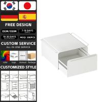 China 2 Tier Metal Handle Portable Capsule Drawer Organize Box Stackable Vertus Coffee Machine Stand Pull-out Mug Cup Storage Holder for sale