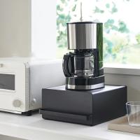 China Japanese Desktop Storage Box Pull-out Coffee Machine Base Kettle Kitchen Cup Storage bar Tea Bag Rack for sale