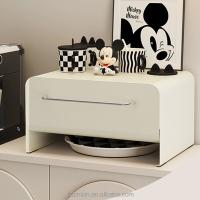 China Kitchen Metal Mesa Cup Holder Coffee Machine 2tier Counter Top Mug Case Sugar Box Rack for Living Room Furniture Storage Cabinet for sale