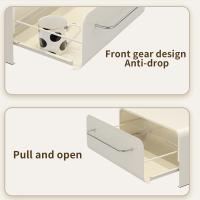 China Metal Cup Holder Coffee Machine Stand Counter Top Mug Case Sugar Box Rack for Living Room Furniture Storage Cabinet Desktop for sale