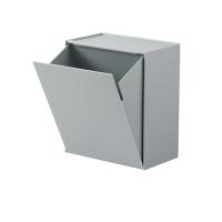 China Toilet Side No Punching Hanging Garbage Storage Bathroom Wall Mounted Paper Boxs Stackable Clamshell Tissue Organizer Soap Bin for sale