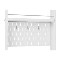 China Bathroom5 Tier Punch Free Toiletries Wall Mount Rack Metal With Hook Hole Board Soap Shoe Organizer Stand Kitchen Spice Holder for sale
