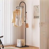 China Mobile Tidy Clothes Coat Garment Clothing Hanging Rail Rack Storage Stand with Wheels Freestanding Hats Bags Bedroom Organizers for sale