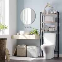 China 3-Tier Green Plant Display Holder Metal Bathroom Shelf for Toilet Storage Floor Washing Machine Racks Space Saver Balcony for sale