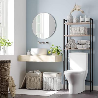 China 3-Tier Green Plant Display Holder Metal Bathroom Shelf for Toilet Storage Floor Washing Machine Racks Space Saver Balcony for sale