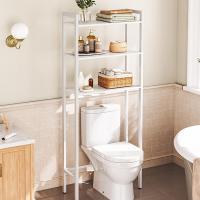 China 3-Tier Green Plant Display Holder Metal Bathroom Shelf for Toilet Storage Floor Washing Machine Racks Space Saver Balcony for sale