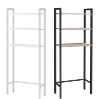 China 3-Tier Green Plant Display Holder Metal Bathroom Shelf for Toilet Storage Floor Washing Machine Racks Space Saver Balcony for sale