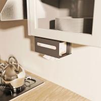 China Wholesale Wall Mounted Roll Toilet Box Waterproof Tissue Holder Magnetic No Drilling Paper Shelf for Bathroom Kitchen Livingroom for sale
