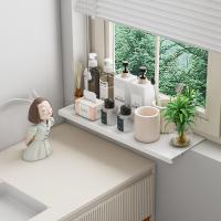 China Household Non-magnetic Punch-free Extended Version Kitchen Bathroom Sink Desktop Balcony Multi-functional Widened Storage Rack for sale