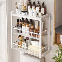 China Household Storage Organizer Self Rack Metal Box Above 3 Layer Laundry Toilet Bathroom Mounted Over Washing Machine Holder for sale
