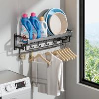 China 3tier Multi Corner Shower Caddy Metal Wall Mount Hanging Bathroom Shelves Storage Shelf Folding Towel Organizer Drying Rack Set for sale