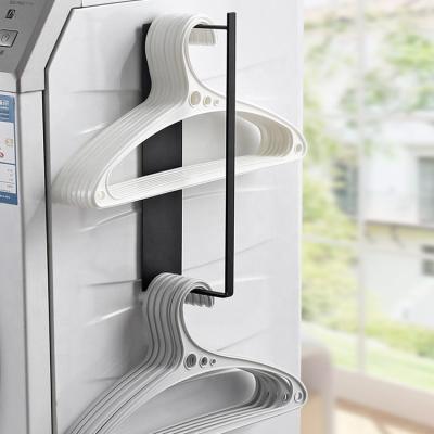 China Side Installation of Magnetic Washing Machine Organizer Large Capacity Rack Bathroom Towel Storage Hook Traceless Hanger for sale