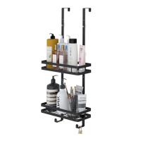 China Carbon Steel 2 Layers 1 Layer Wall-mounted Bathroom Rack Shelf  Toilet Rack Organizer Storage Racks Online for sale