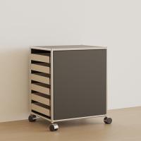 China Home Metal Modern Storage Cabinet with Drawers Under-desk Multi-functional Trolley Living Room File Storage Movable for sale
