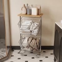 China 304 Stainless Steel JZX ZX-KP Modern Transparent Laundry Basket with Lid and Legs for Baby Underwear Storage for sale