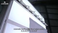 China Curtain Fabric Inspection Machine with Infrared Device and Fabric Cutting Function for sale