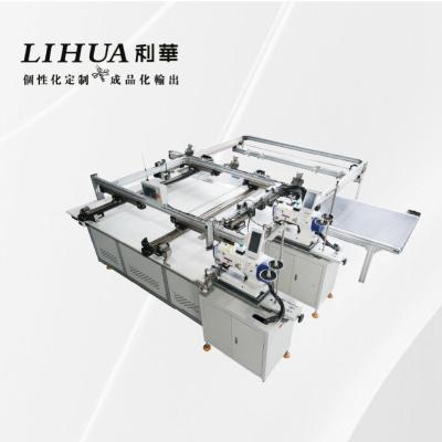 China Lihua new industrial shower curtain equipment automatic Punzonatrice con occhielli device shower curtain hole punching machine for sale