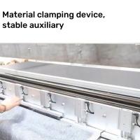 China Factory direct sales Lihua fully automatic fabric ironing machine curtain Stoff-Bugel machine for sale
