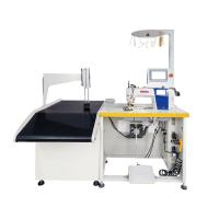 China LH-500 industrial production equipment curtain manufacturing machine computer synchronous semi-automatic curtain hemming machine for sale