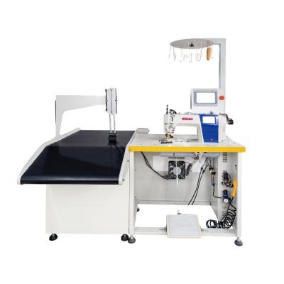 China LH-500 industrial production equipment curtain manufacturing machine computer synchronous semi-automatic curtain hemming machine for sale