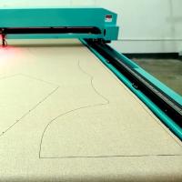 China LH-180-N Curtain Head Laser Cutting Making Machine for Final Products Weight KG 650 for sale