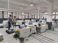 China Lihua Mesin jahit tirai curtain hemming machine trolley cloth parallel feeding synchronous sewing machine for sale