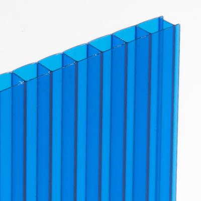China 82% Light Transmission Multiwall Polycarbonate Sheet 4-18mm Thickness for Construction Applications for sale