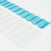 China 930mm Width 1mm Polycarbonate Corrugated Sheet - Greenhouse Endurance Plate with 80% Light Transmission for sale