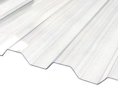 China 10mm Corrugated UV Roofing Panels for Greenhouse - 0.7-2.5mm Thickness, 760-1050mm Width Options for sale