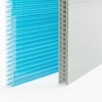 China Polycarbonate Hollow Sheets 4-18mm Thickness in Multiple Wall Types for Construction & Roofing for sale