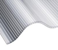 China 10mm Polycarbonate Awning Roofing Panels 100% Virgin Bayer Material 0.7-2.5mm Thickness for sale