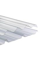 China 1.22m Width Corrugated Polycarbonate Sheet 0.7-2.5mm Thickness UV Resistant Greenhouse Roof Panels for sale