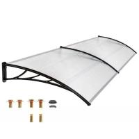 China Self-Clean Polycarbonate Window Awning Brackets with 80% Light Transmission and -40°C to 120°C Temperature Range for sale