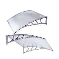 China Manual Polycarbonate Window Door Awning Canopy Sheet 600-1500mm Sizes with 80% Light Transmission and Self-Cleaning for sale