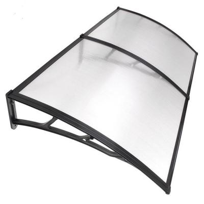 China Durable Polycarbonate Canopy 5mm Thickness with 99% UV Protection for Doors, Windows, Balconies for sale