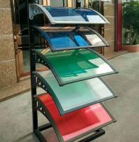 China Polycarbonate Awning Brackets 600-1500mm Length with 5.5mm Hollow or 3.0mm Solid PC Sheet for sale