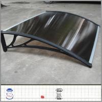 China 120cm x 150cm Polycarbonate Hollow Sheet Canopy with 5.5mm Thickness and UL94 V-2 Fire Rating for Window Protection for sale