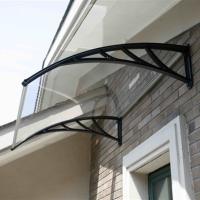China CE SGS Certified Polycarbonate Window Awning Arms 600-1500mm with 80% Light Transmission for Weather Protection for sale