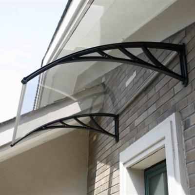 China CE SGS Certified Polycarbonate Window Awning Arms 600-1500mm with 80% Light Transmission for Weather Protection for sale