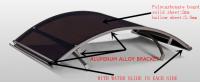 China Rainbow Polycarbonate Awning with 4.0mm Hollow or 2.0mm Solid Sheet in 900mm-1200mm Sizes for sale