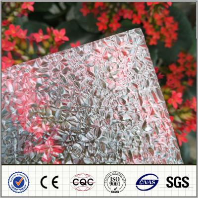 China 100% Virgin Bayer Sun Polycarbonate Diamond Sheet 1.9mm-7mm with 35J/m Impact Resistance and UV Protection for sale