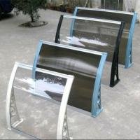 China 1200mm Clear Polycarbonate Window Balcony Awning with Category 12 Typhoon Resistance and 80% Light Transmission for sale