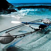 China 6mm Clear Polycarbonate Kayak - 250kg Capacity, 3.3m Length with Impact-Resistant Transparent Hull for sale