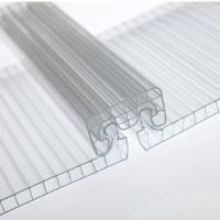 China 10mm Polycarbonate Hollow Twin-Wall Sheet with 90% Light Transmission and 850 J/m Impact Strength for Outdoor Roofing for sale