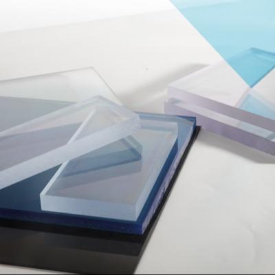 China High Tenacity PC Polycarbonate Solid Sheet 1-18mm Thickness for Swimming Pool Cover with 90% Light Transmission for sale