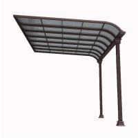 China TOPPC20 Polycarbonate Awning with Aluminum Frame - 98% UV Protection, 150 km/h Wind Resistance for Carport & Outdoor Shade for sale
