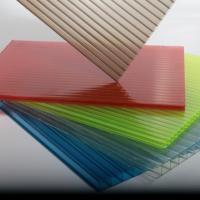 China Customizable Length Polycarbonate Hollow Sheet - 4mm to 20mm Thickness, 2100mm Width with B1 Fire Rating for sale