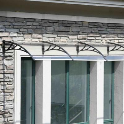 China Height Adjustable Reduce Nosie Plastic Brackets Polycarbonate PC Canopy For Outdoor General Use for sale
