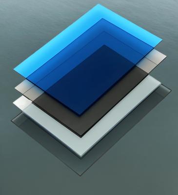 China Lightweight Polycarbonate Solid Sheet 1.0-18mm Thickness with Anti-UV Coating for Roofs and Greenhouses for sale